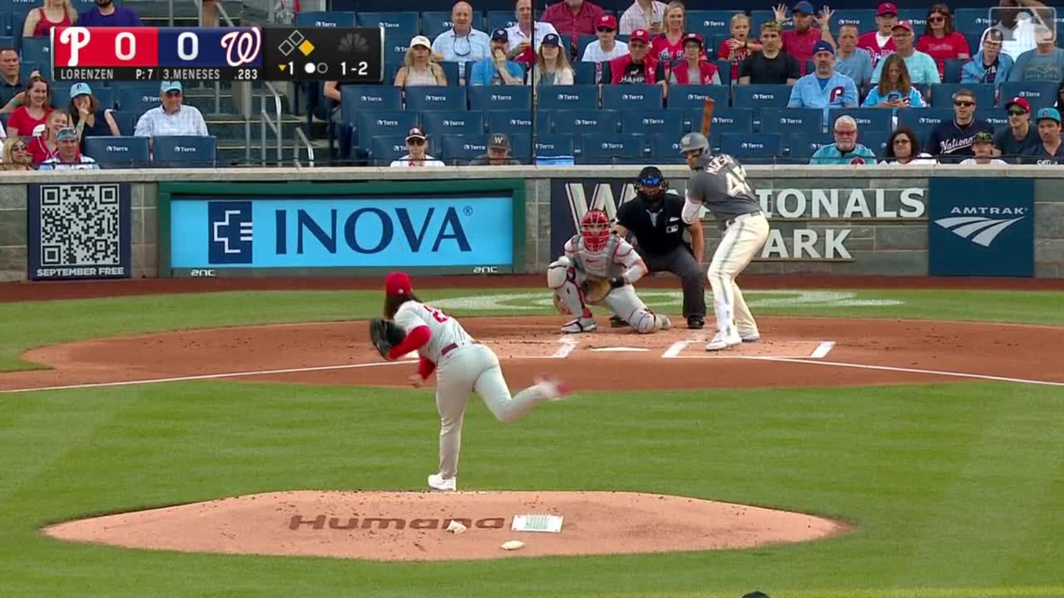 Michael Lorenzen strikes out Joey Meneses looking | 08/18/2023 ...