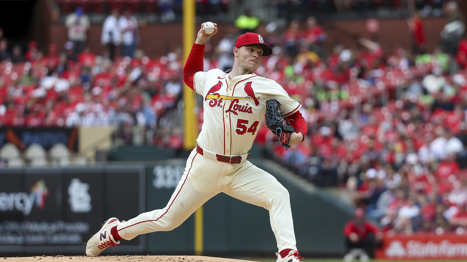 Sonny Gray strikes out Brice Turang | 04/26/2025 | St. Louis Cardinals