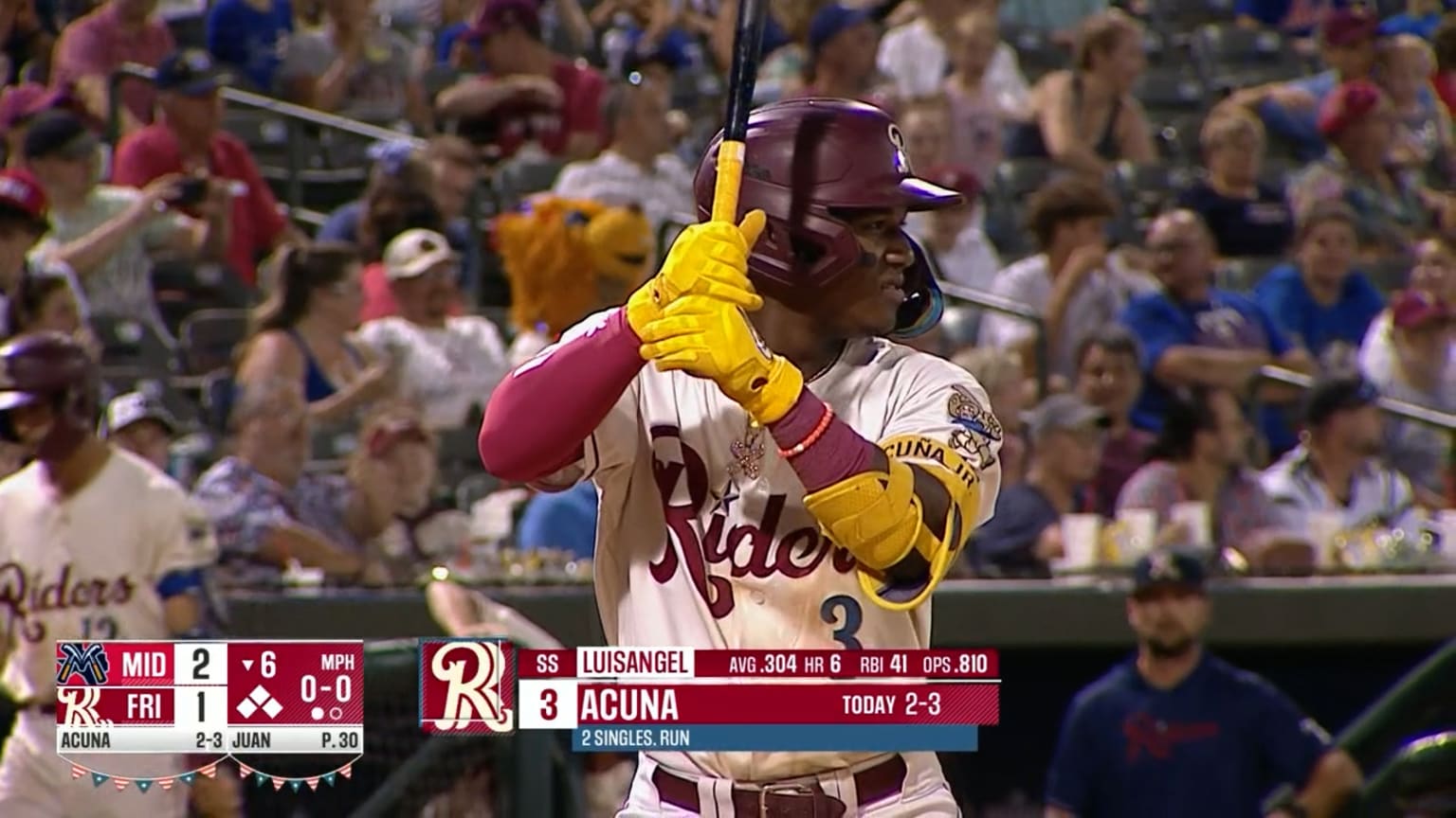 Luisangel Acuña's three-hit game | 07/05/2023 | MLB.com