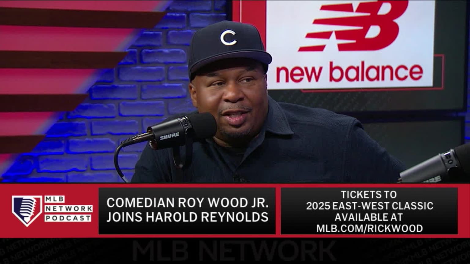 Comedian Roy Wood Jr. with Harold Reynolds | 06/15/2025 | New York Mets