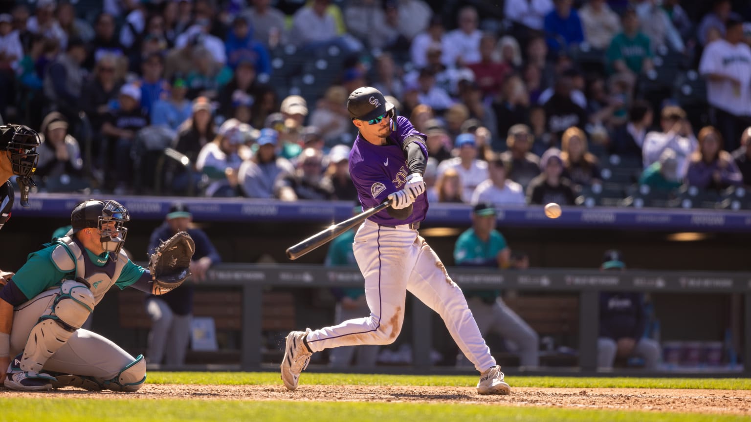 Brenton Doyle triples to deep right-center field | 04/21/2024 ...