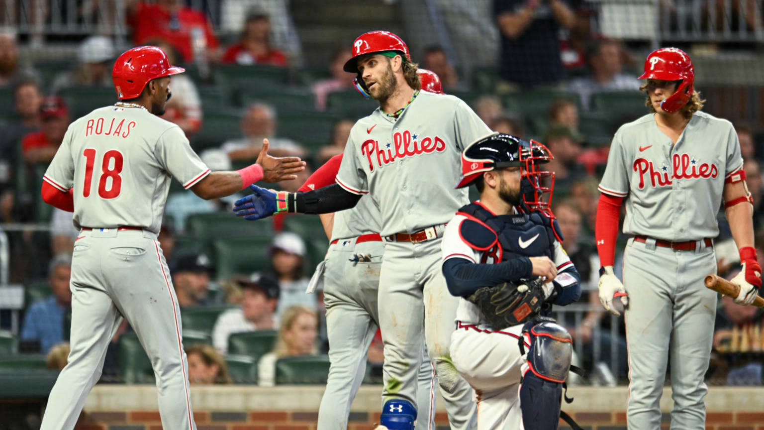 Bryce Harper launches a three-run homer to right | 09/19/2023 ...