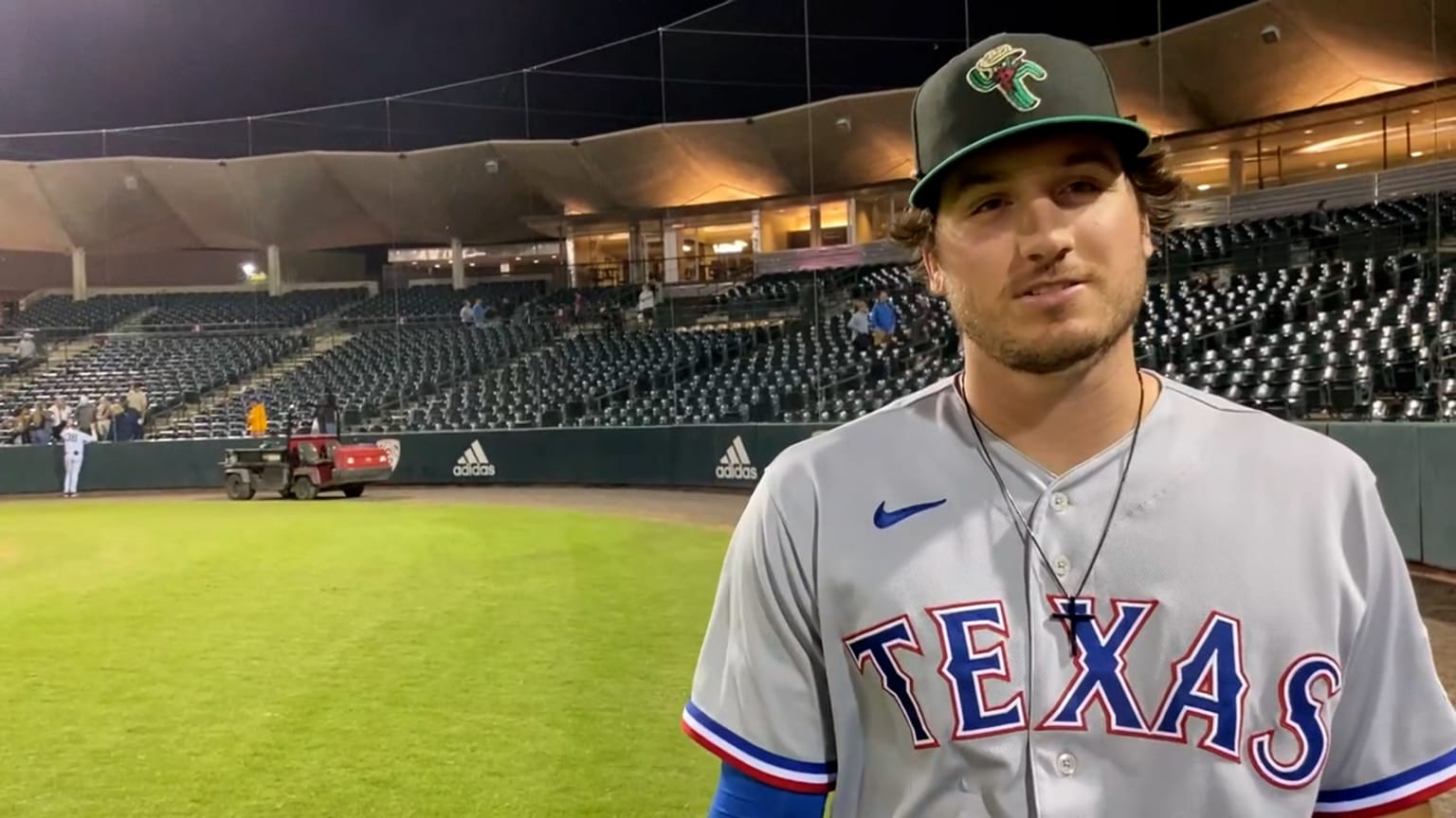 Trevor Hauver on offensive approach in the AFL | 10/23/2022 | Texas Rangers
