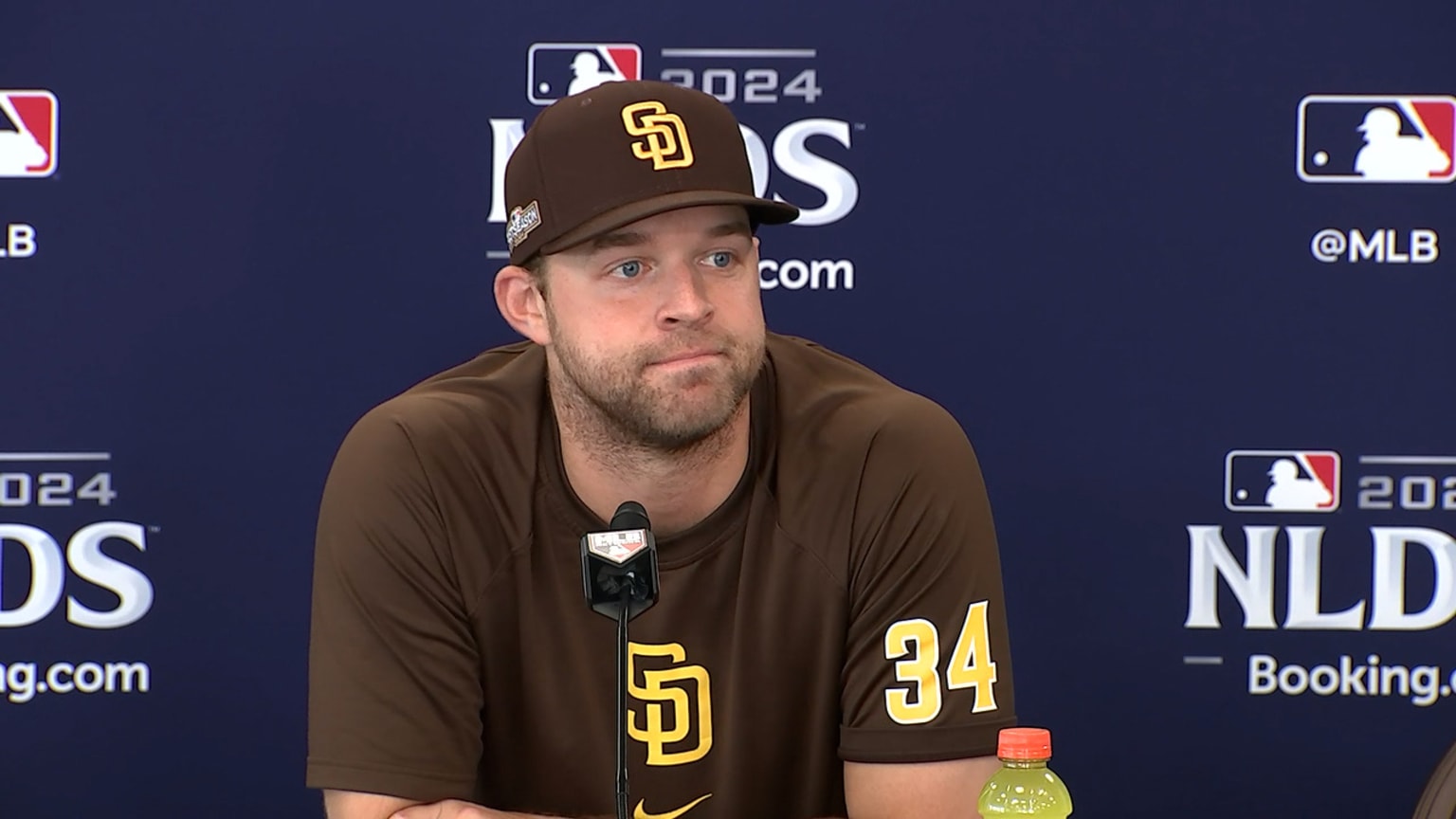 Michael King on the rivalry with the Dodgers, Game 3 | 10/07/2024 | San ...