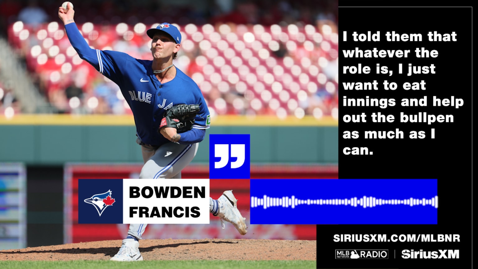 Bowden Francis on making starting rotation | 03/26/2024 | MLB.com