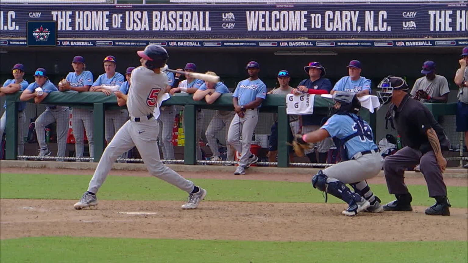 Carter Johnson hits a solo homer to tie the game at 6 | 06/27/2023 ...