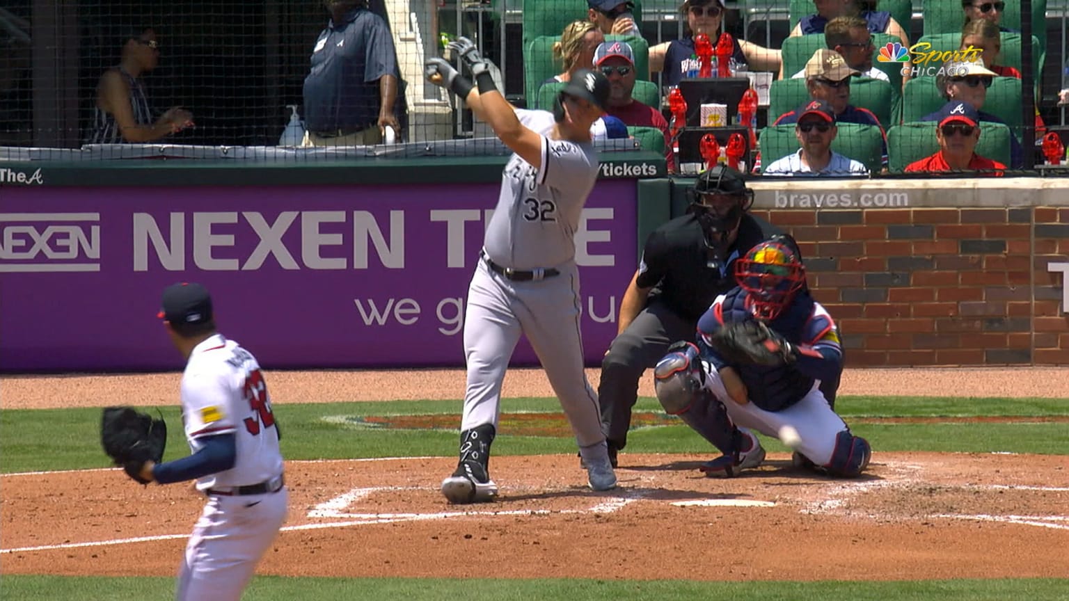 Gavin Sheets plates a run with an infield single | 07/16/2023 | Chicago ...