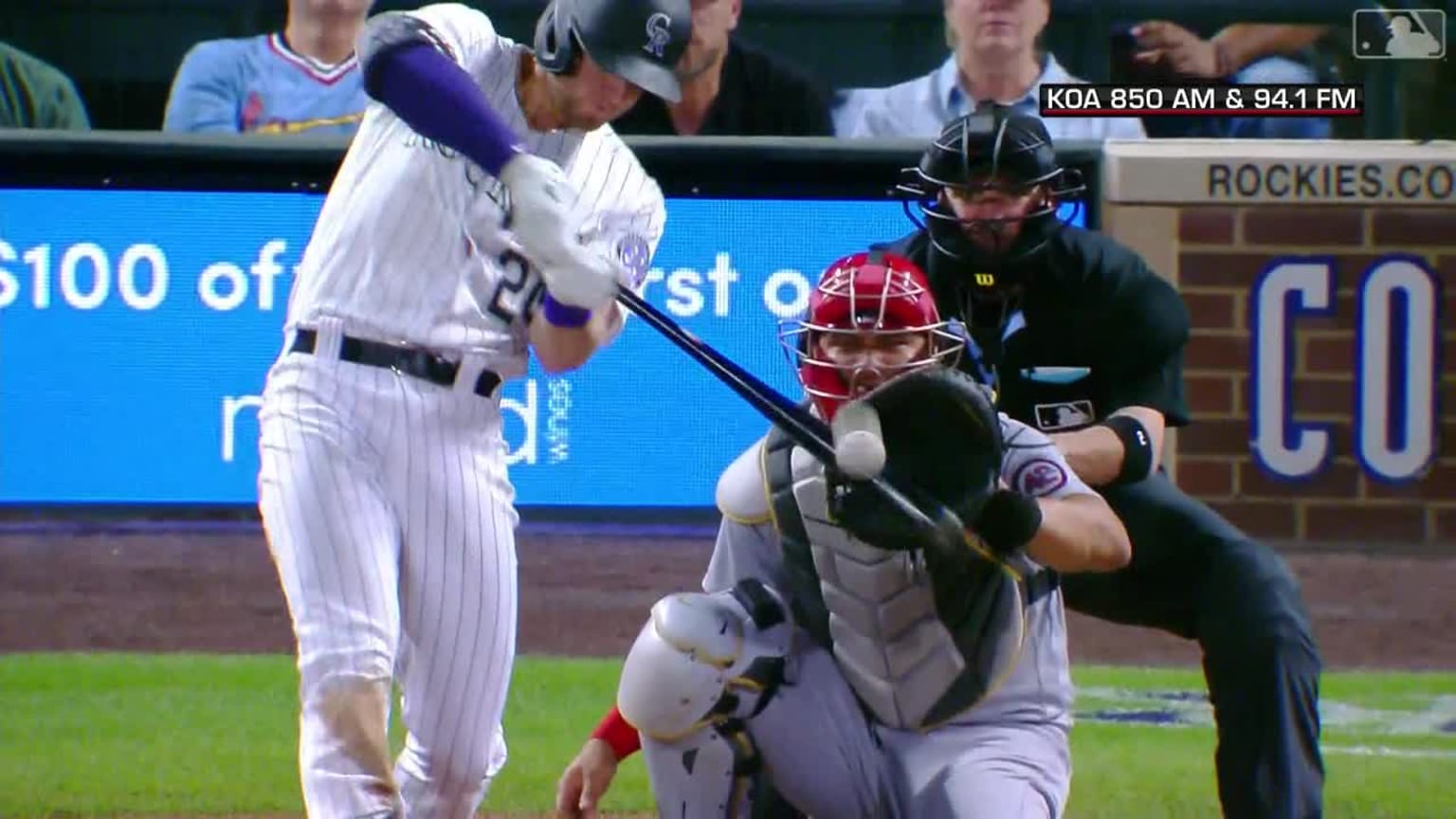 Ryan McMahon hits three-run HR to center in the 5th | 04/11/2023 | MLB.com