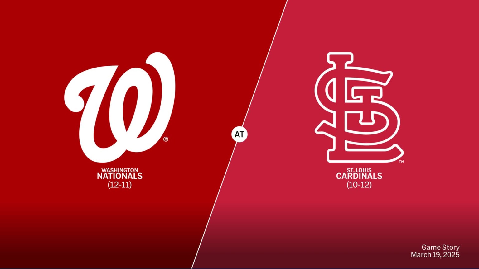 Nationals at Cardinals - March 19, 2025: Title Slate | 03/18/2025 | MLB.com