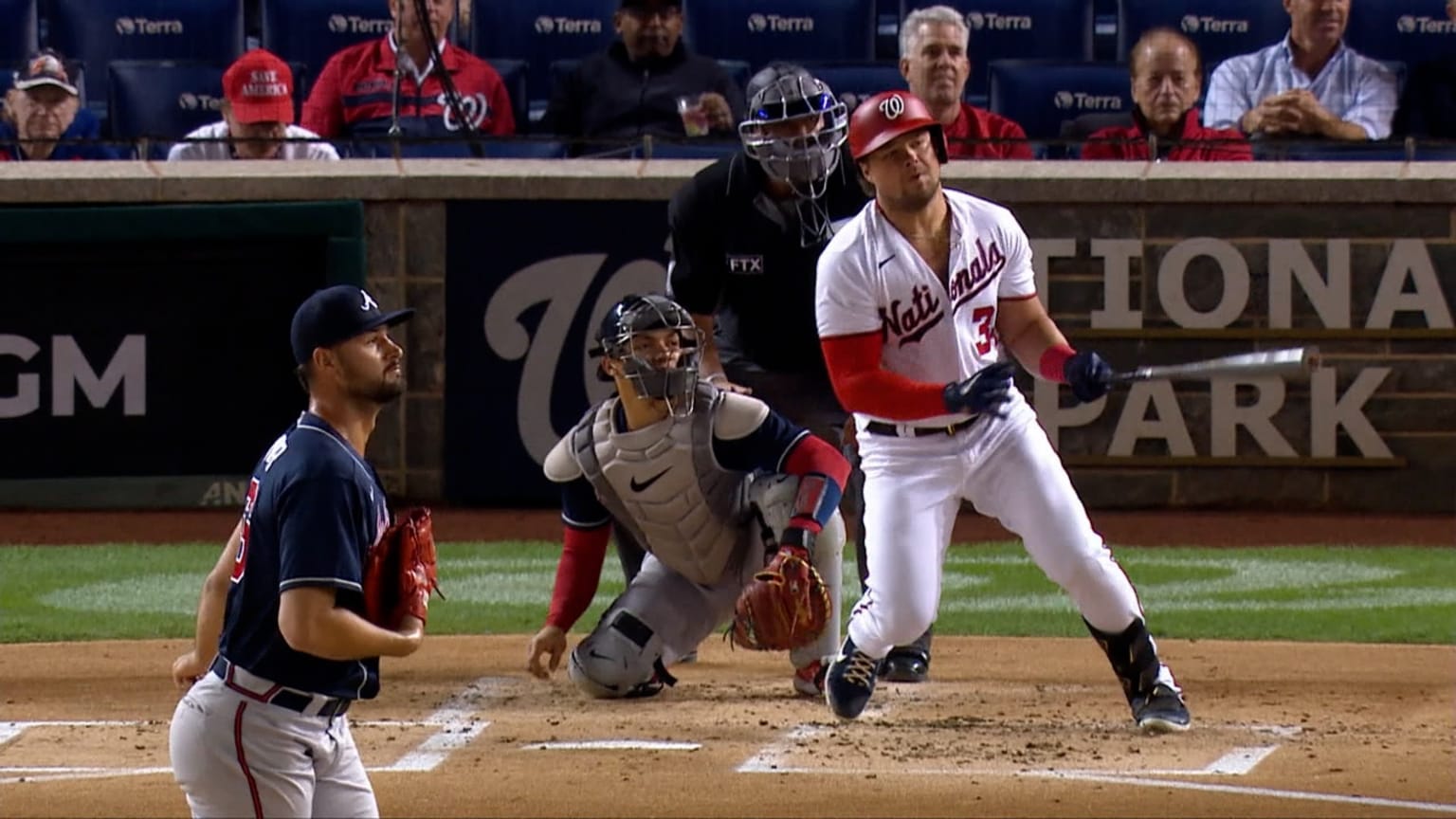 Luke Voit lines an RBI double to left field | 09/27/2022 | Washington ...