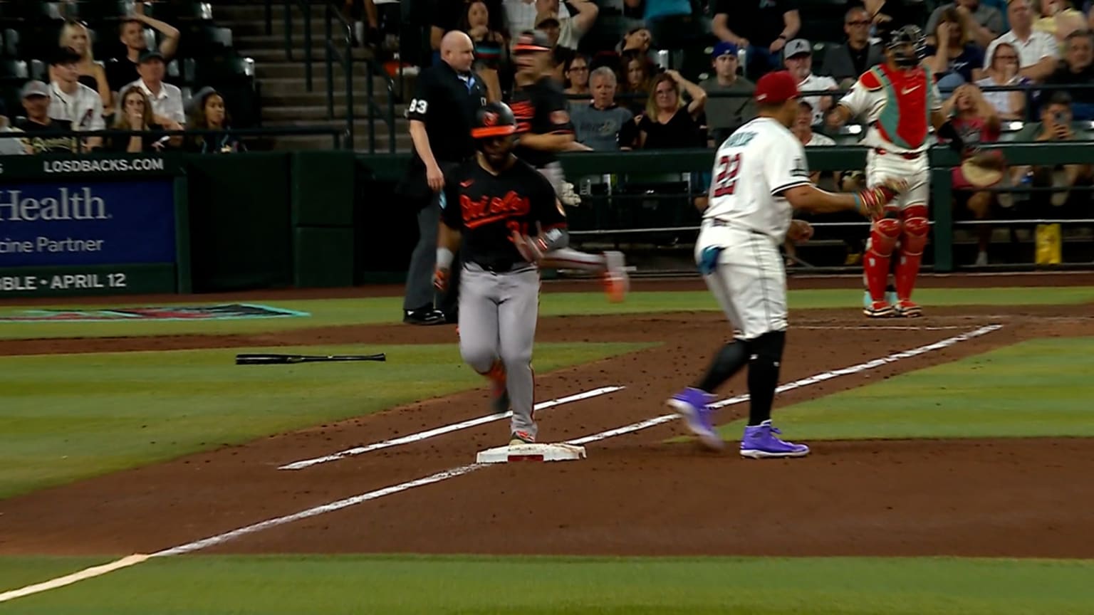 Cedric Mullins produce con rodado | 07/04/2025 | Los Orioles de Baltimore