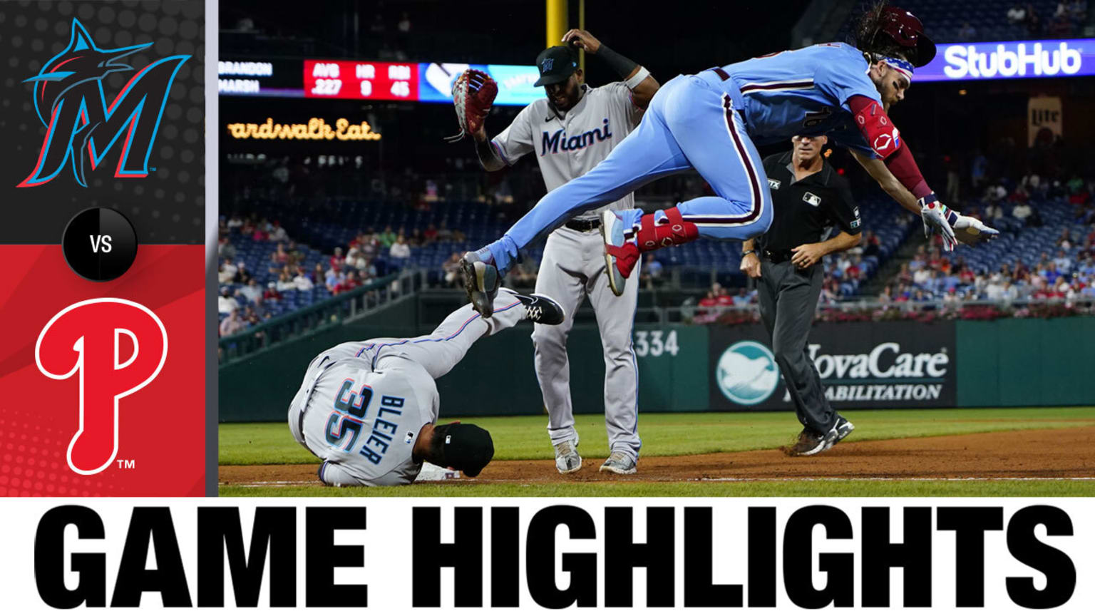 Marlins vs. Phillies Highlights | 09/08/2022 | Miami Marlins