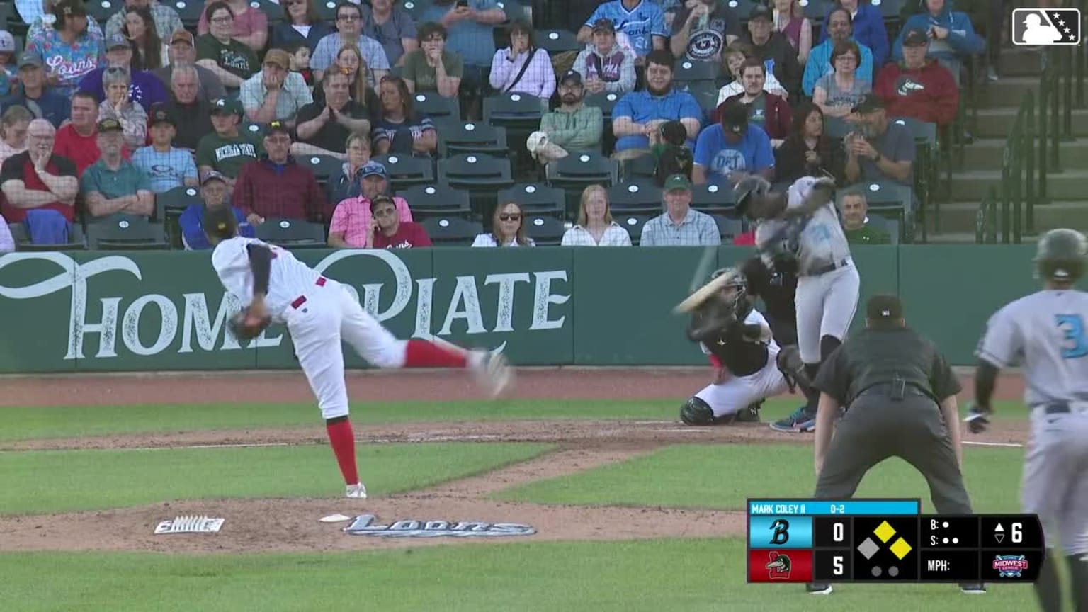 Mark Coley II's three-run home run | 05/26/2024 | Miami Marlins