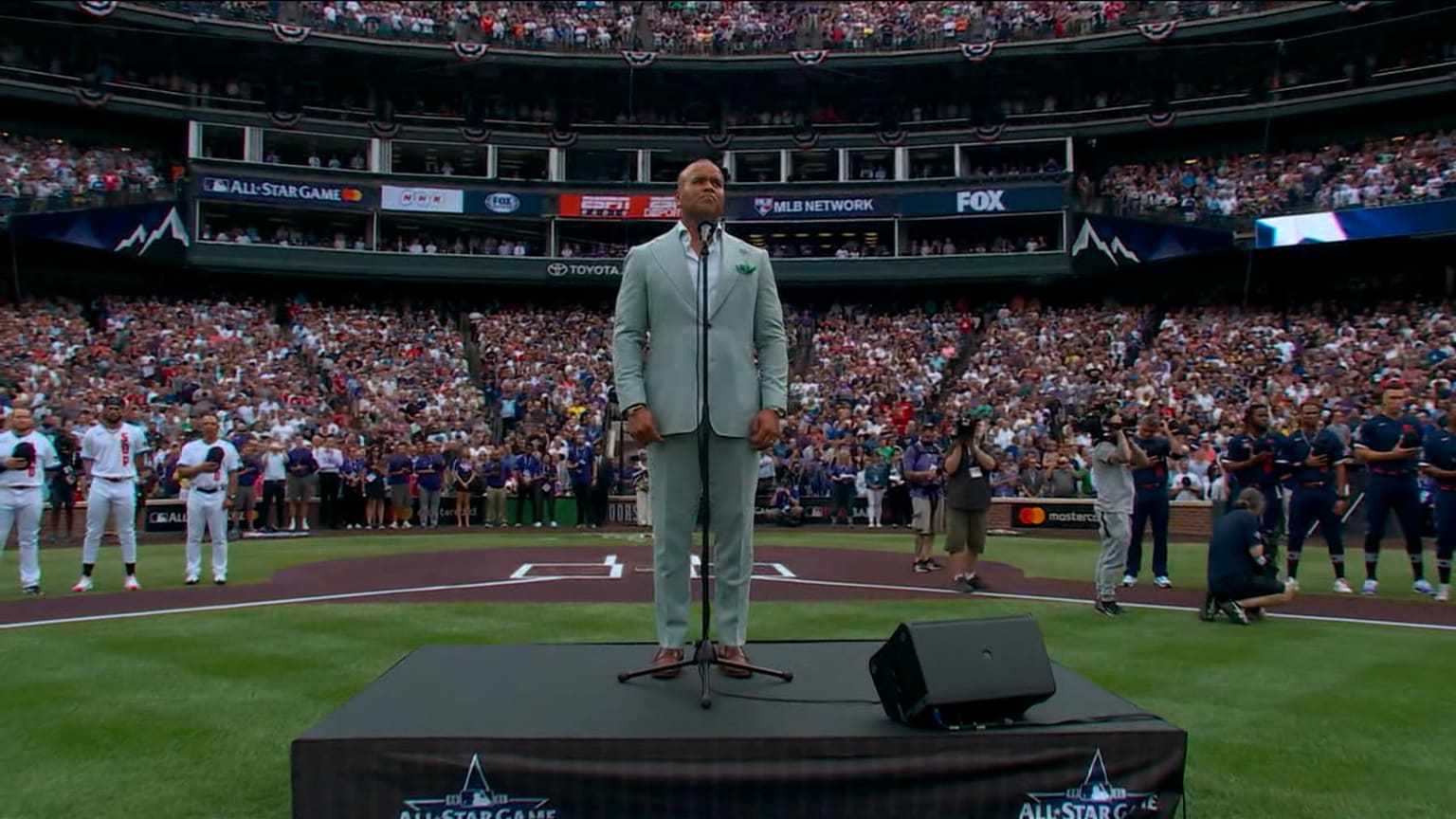 Chris Jackson on his National Anthem performance | 04/15/2023 | MLB.com