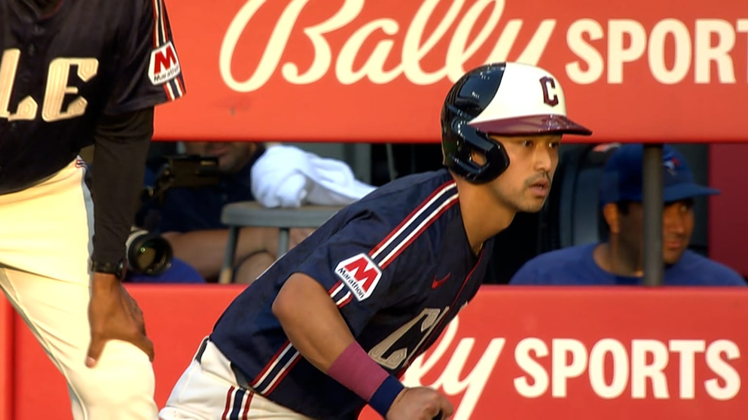 Johnathan Rodriguez scores on a forceout | 06/21/2024 | Cleveland Guardians