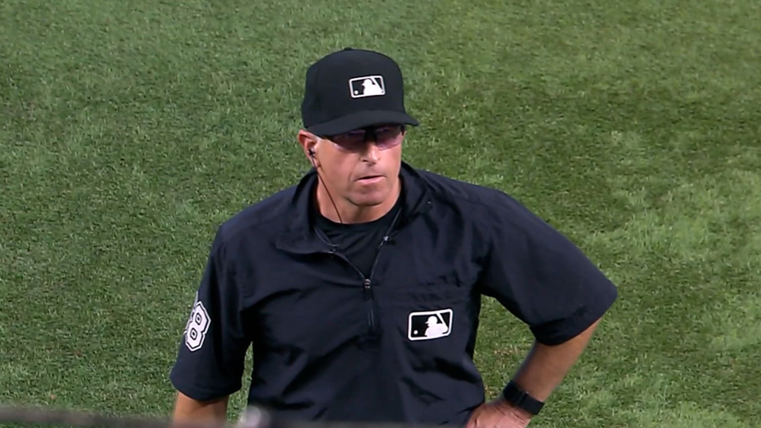 Javier Sanoja hit by the pitch after review | 09/28/2025 | Miami Marlins