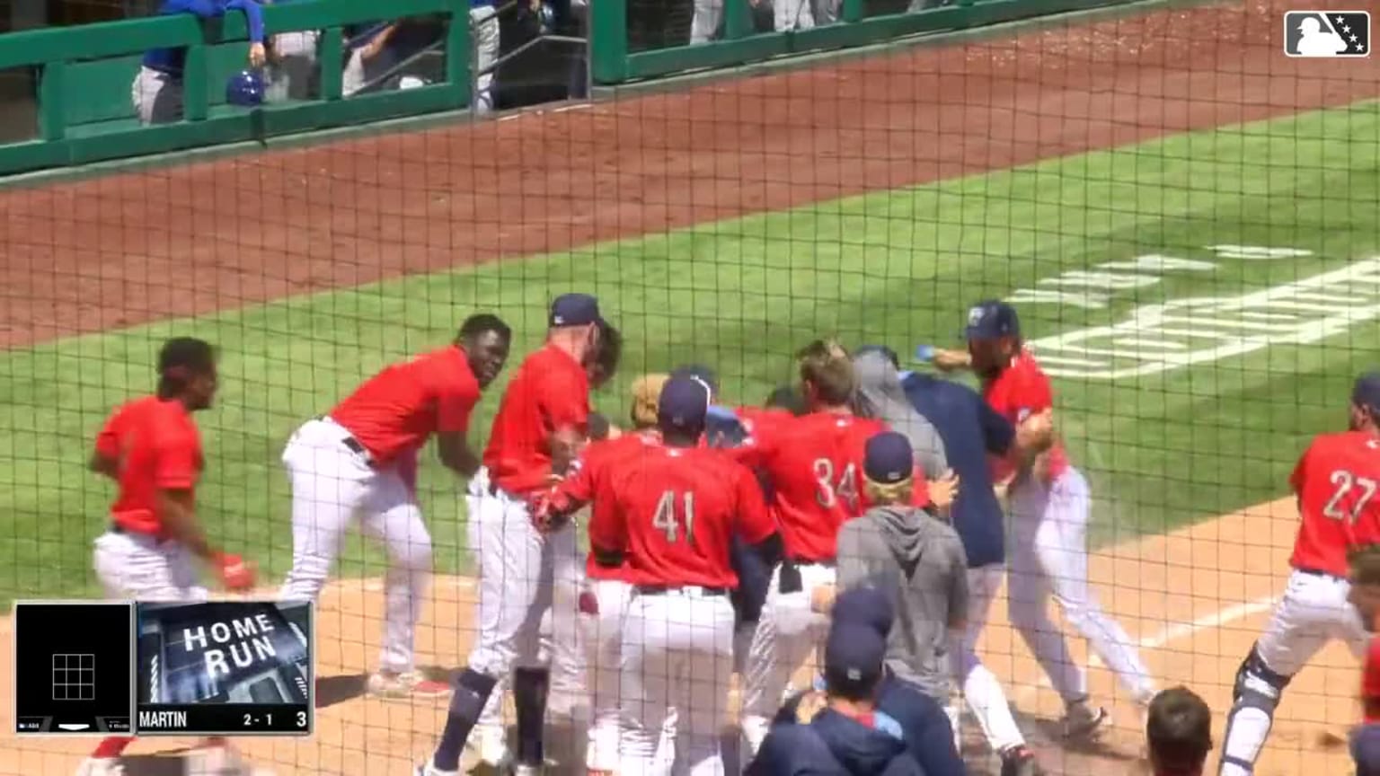 Juan Brito belts a walk-off three-run homer | 06/12/2024 | Cleveland ...