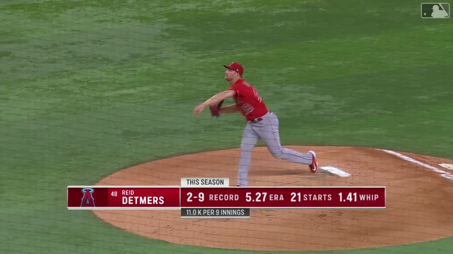 Reid Detmers strikes out five batters vs. Rangers | 08/16/2023 | Los ...