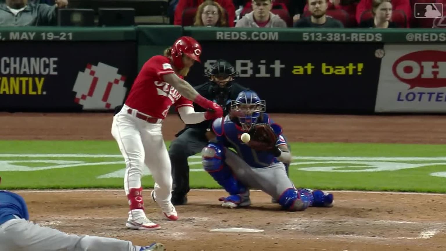 Jake Fraley's two-run double | 04/25/2023 | Cincinnati Reds