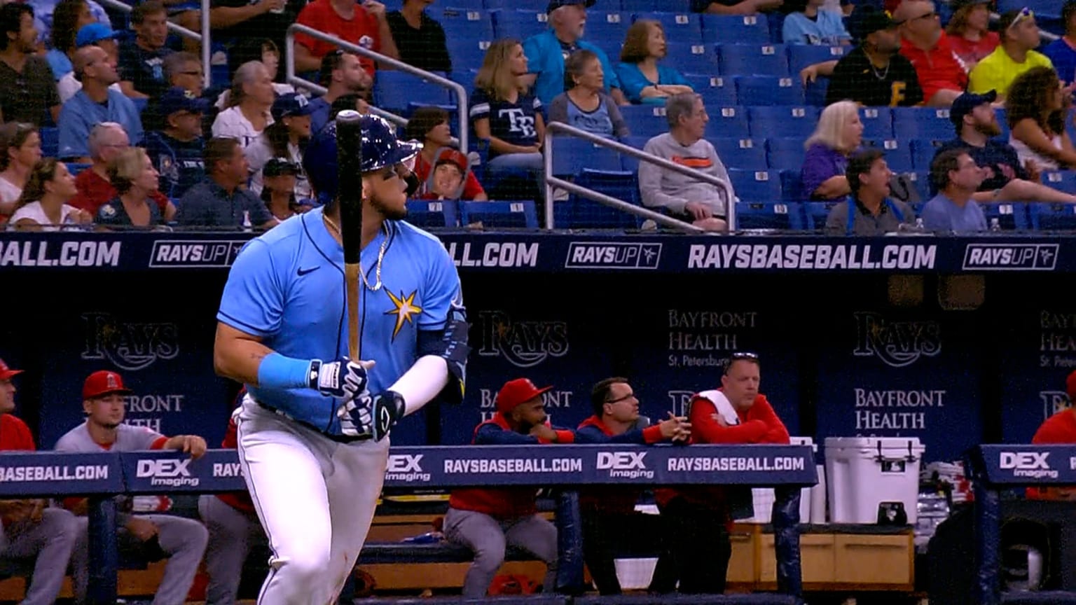 Los Rays anotan 5 en el 3ro ante los Angelinos | 25/08/2022 | Los Rays ...