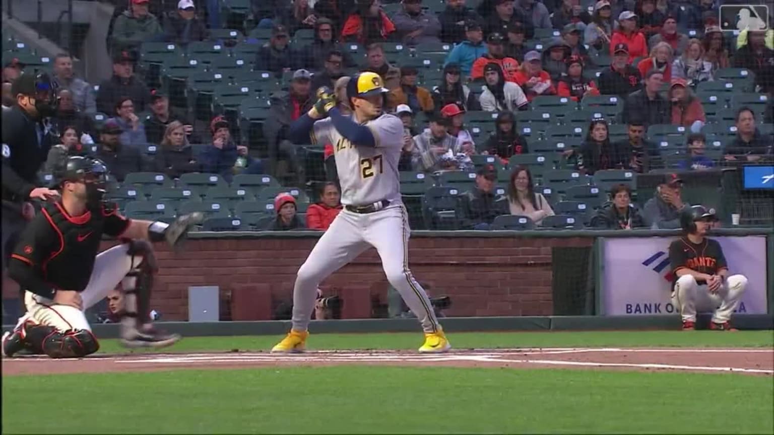Willy Adames smacks an RBI single to right field | 05/05/2023 ...