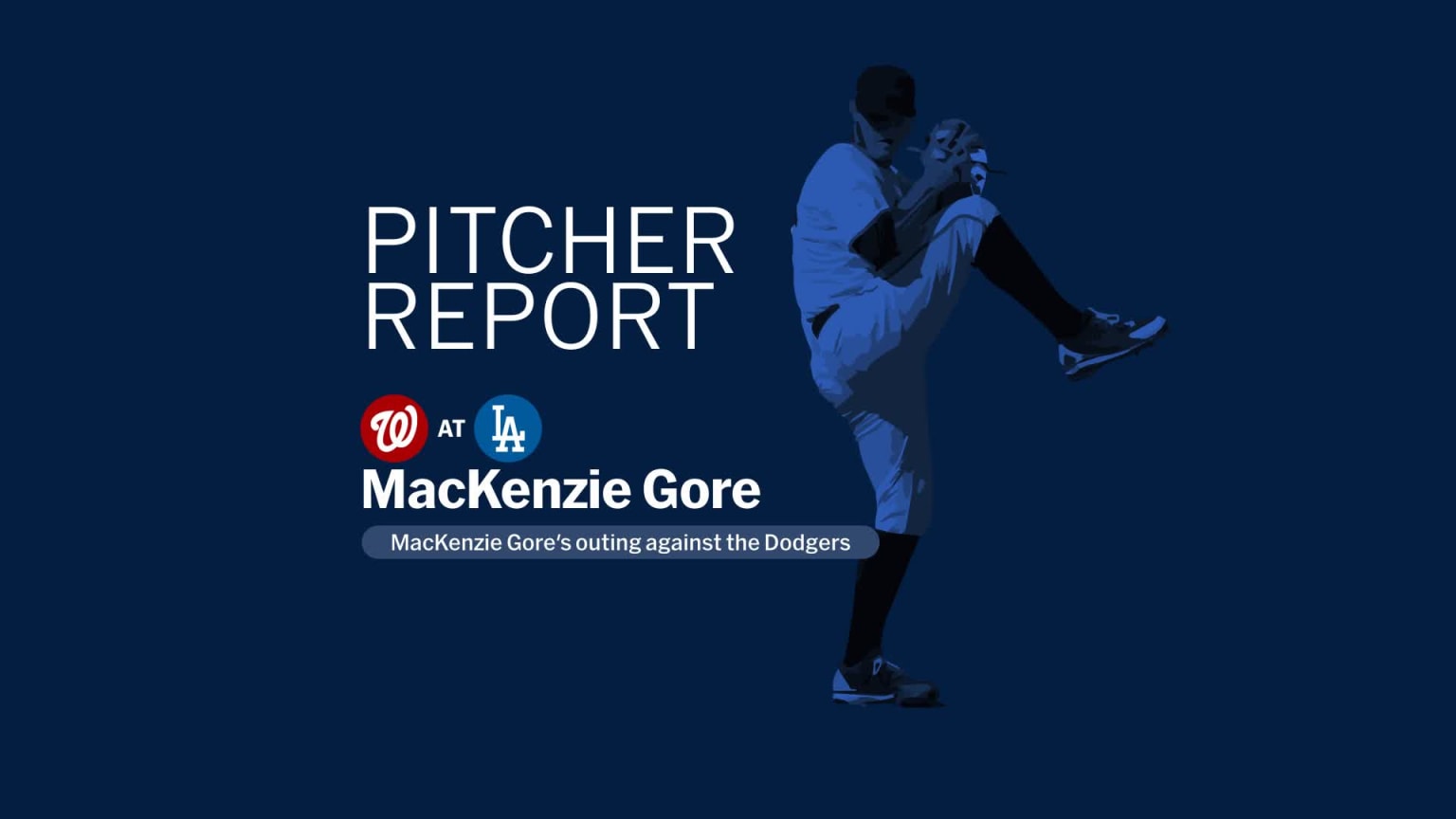 MacKenzie Gore's outing against the Dodgers | 20/06/2025 | Los ...
