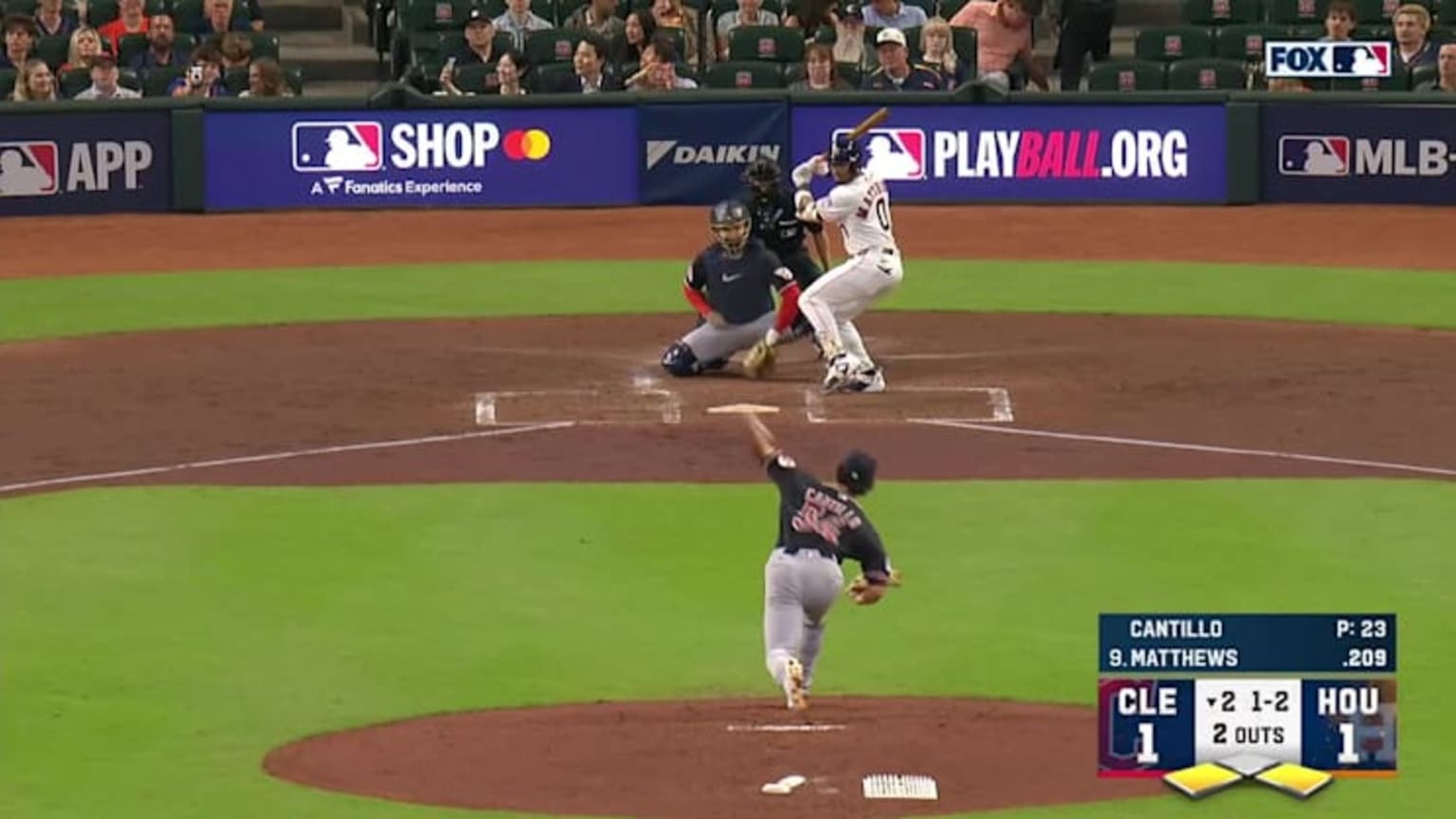 Joey Cantillo K's Brice Matthews | 06/20/2026 | MLB.com