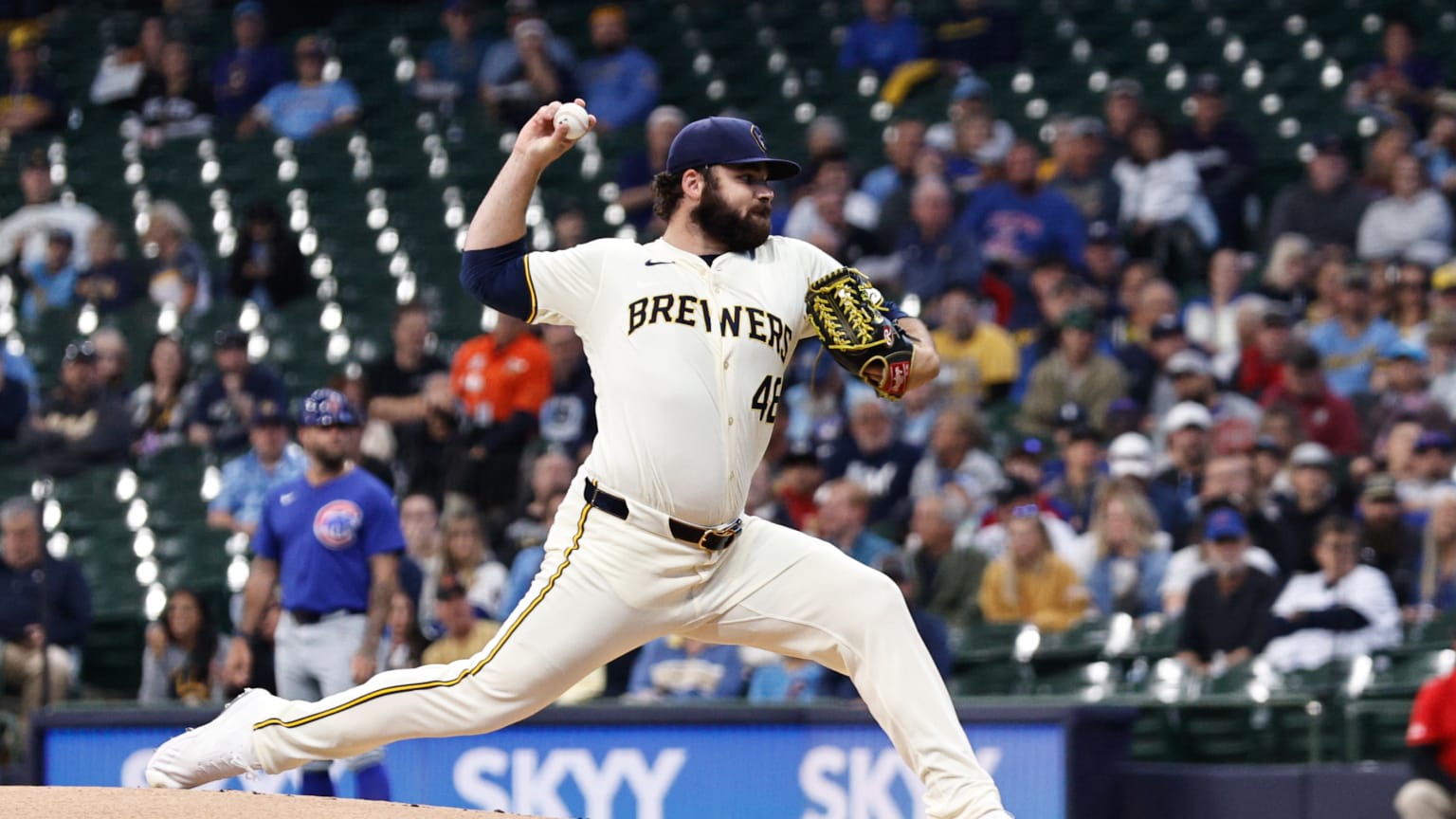 Bryse Wilson gets Nico Hoerner looking | 05/29/2024 | Milwaukee Brewers