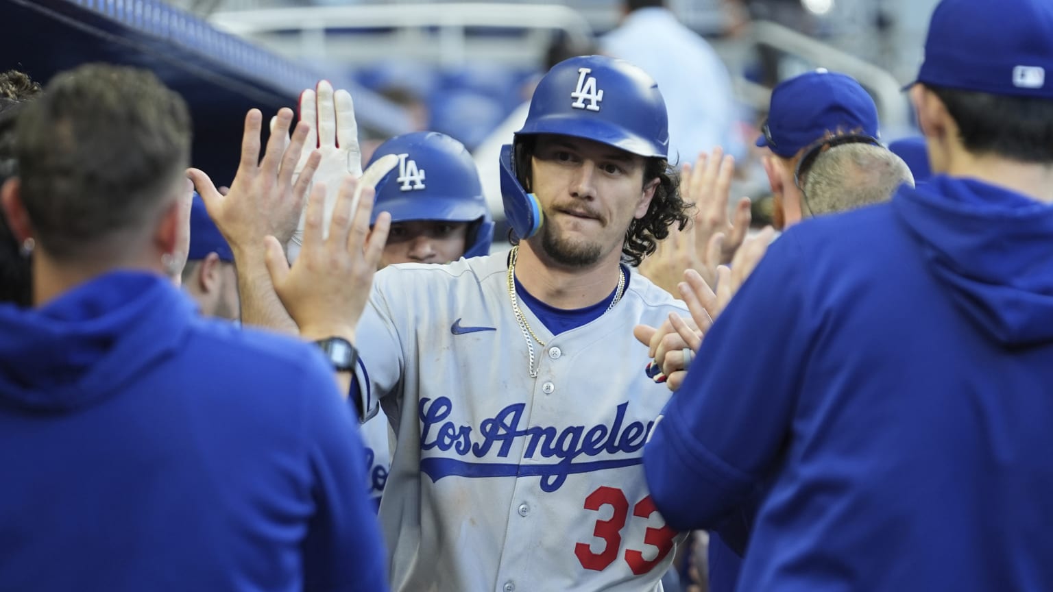 James Outman's three-run home run (1) | 05/07/2025 | Los Angeles Dodgers
