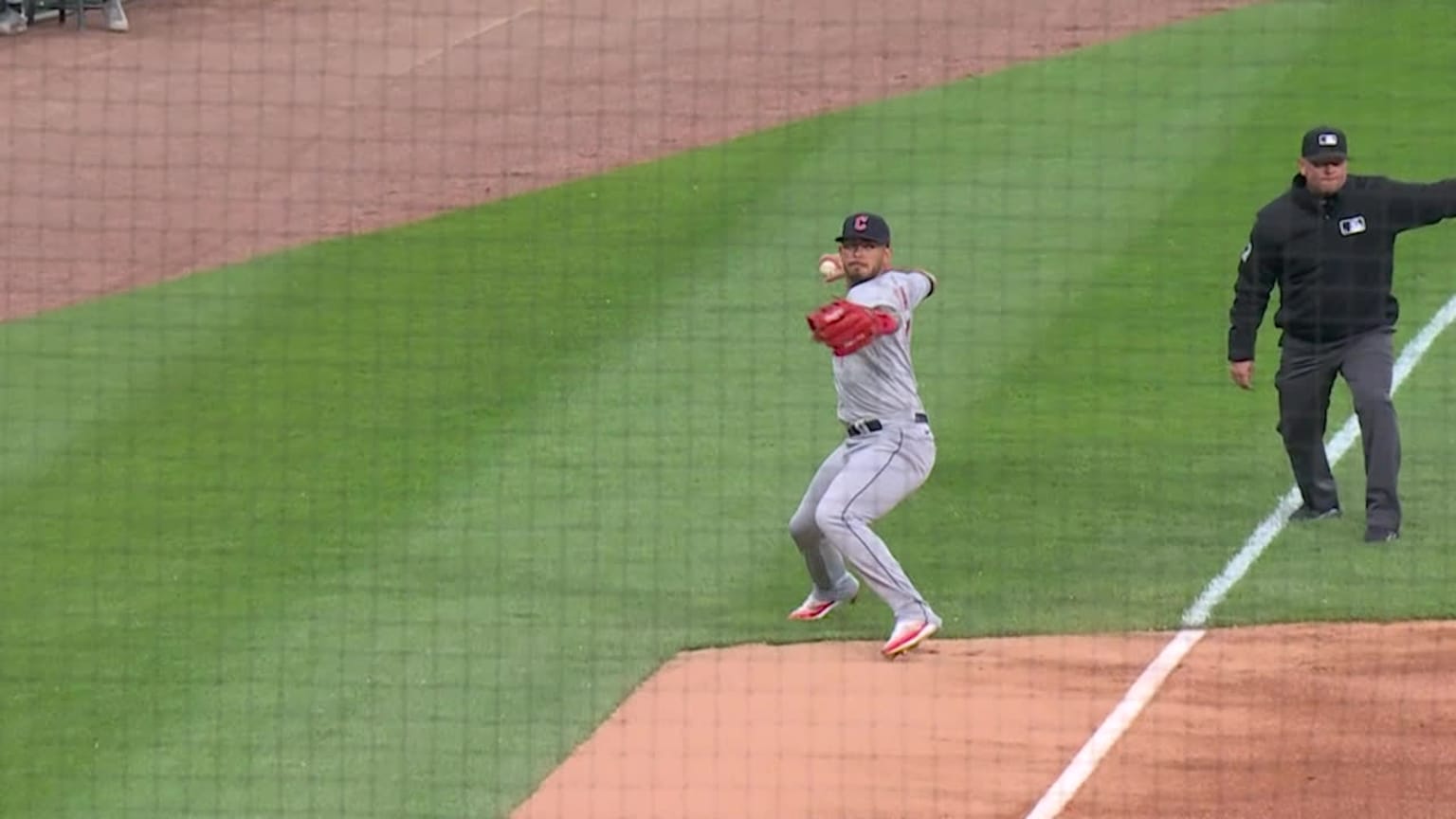 Gabriel Arias makes a nice throw to first for the out | 05/16/2023 ...