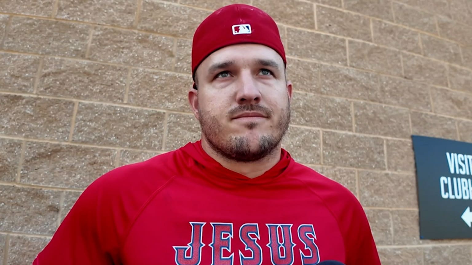 Mike Trout on going on IL with hamstring injury | 06/19/2026 | Los ...