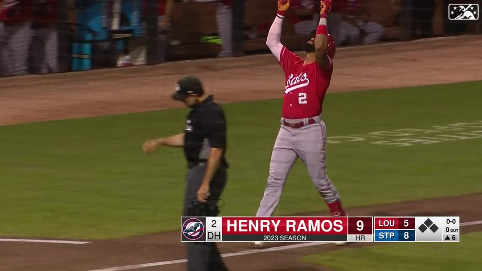 Henry Ramos smashes a 495-foot home run in the 6th | 08/11/2023 ...
