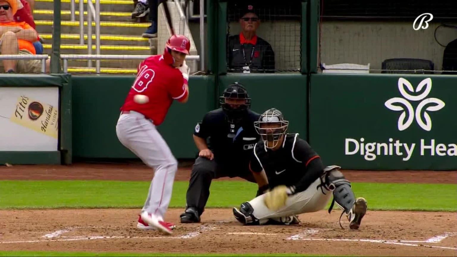 Jake Lamb's double brings in a run to cut the lead | 03/19/2023 | Los ...