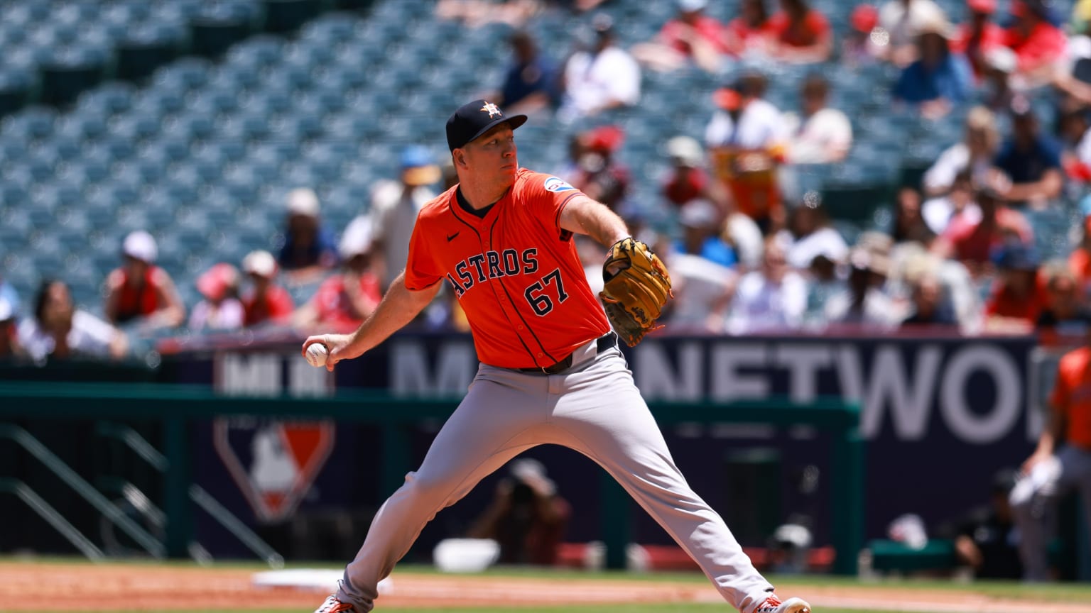 Ryan Gusto poncha a Mike Trout en la 1ra | 22/06/2025 | Los Astros de ...