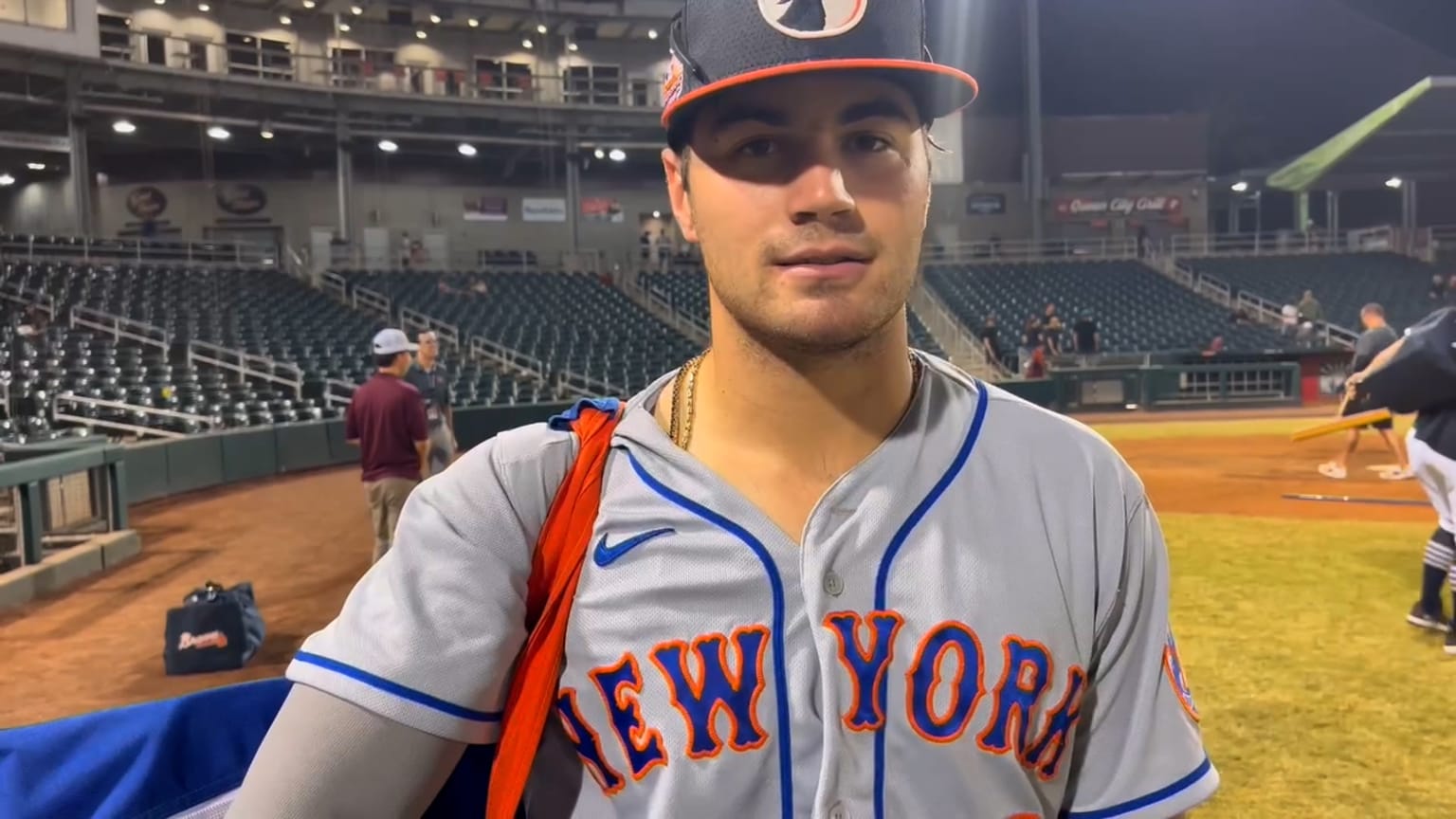 Kevin Parada on his approach at the plate, home run | 10/15/2023 | New ...