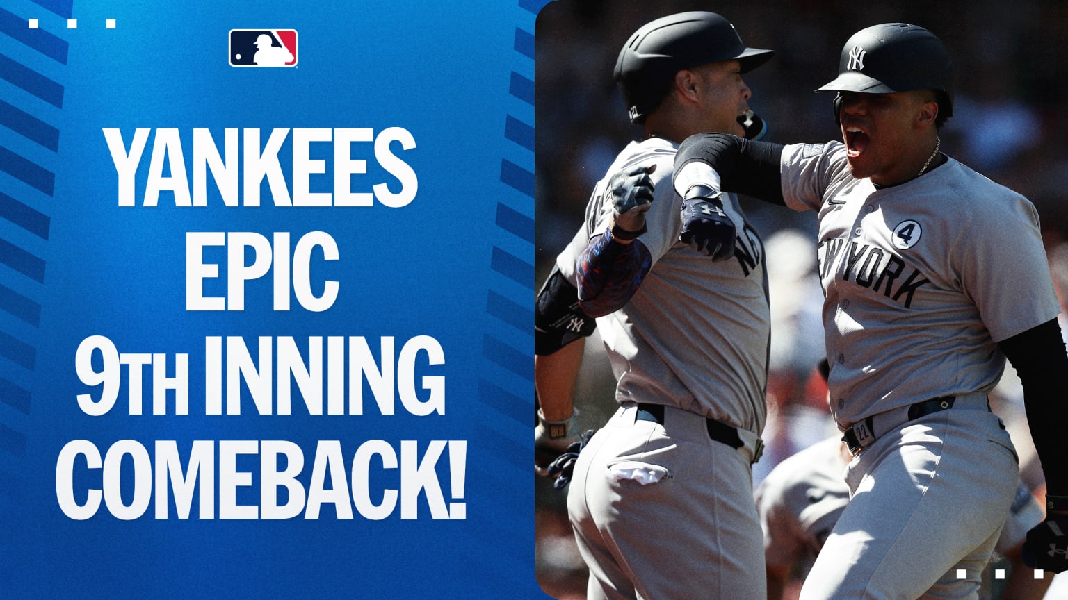 Yankees rally for four runs in the 9th inning | 06/02/2024 | New York ...