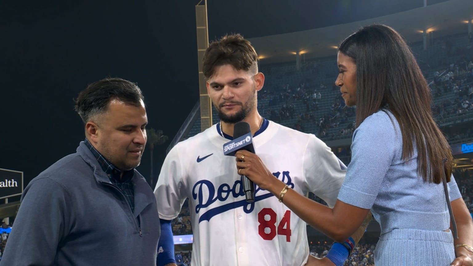 Andy Pages talks his walk-off single, 4-3 victory | 05/03/2024 | Los ...