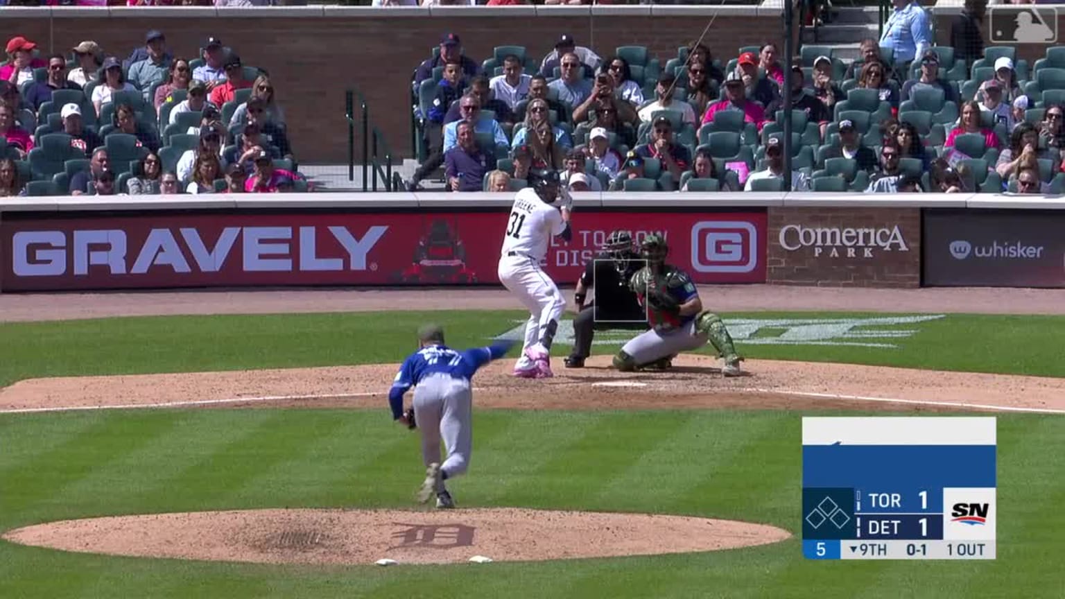 Louis Varland Called Ball overturned to Riley Greene | 05/16/2026 | MLB.com