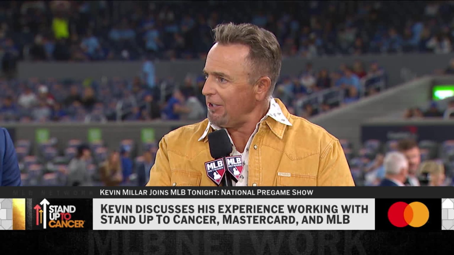 Kevin Millar discusses supporting Stand up to Cancer | 10/25/2025 ...