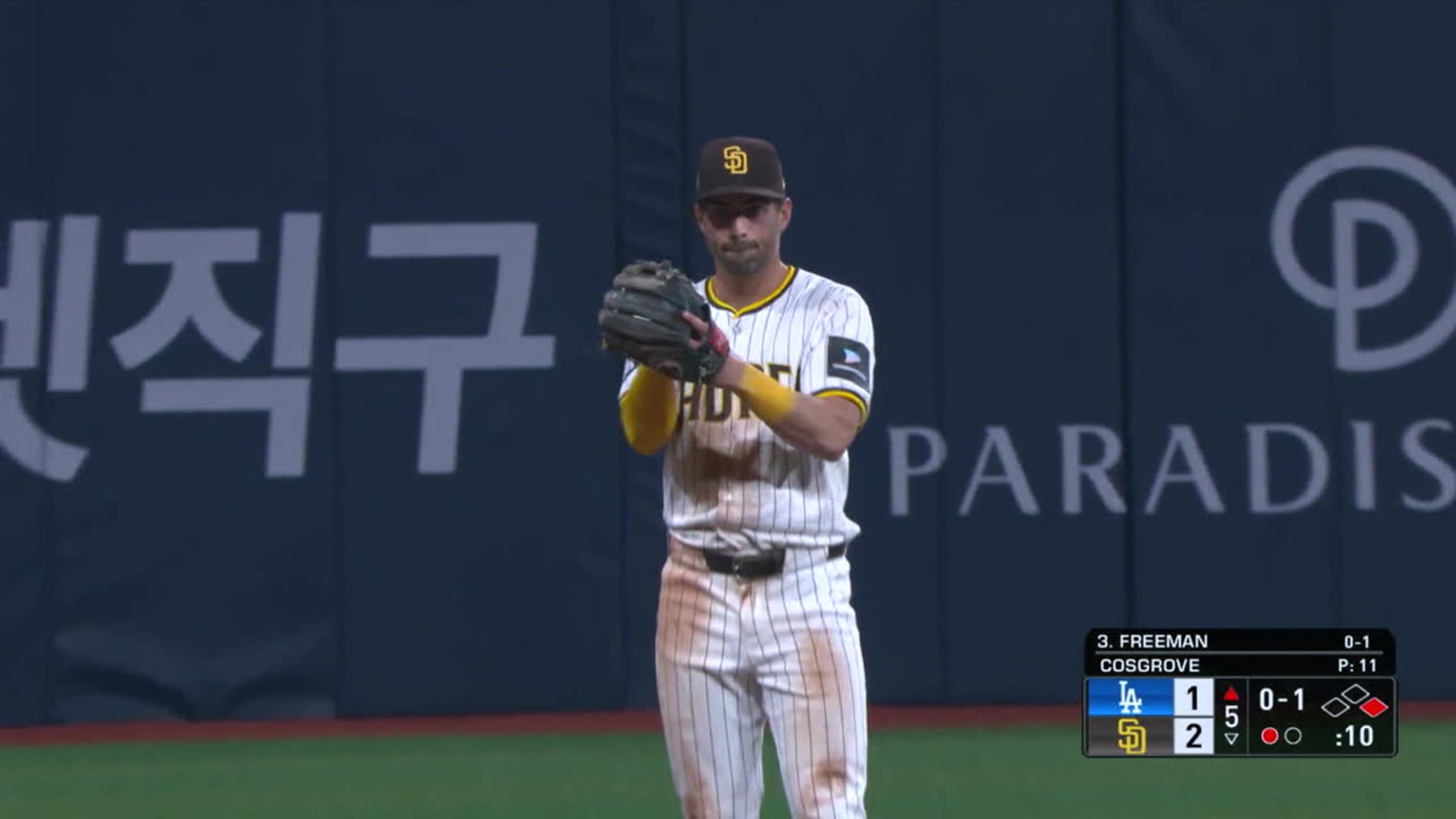 Tyler Wade takes a hit away from Shohei Ohtani | 03/20/2024 | San Diego ...