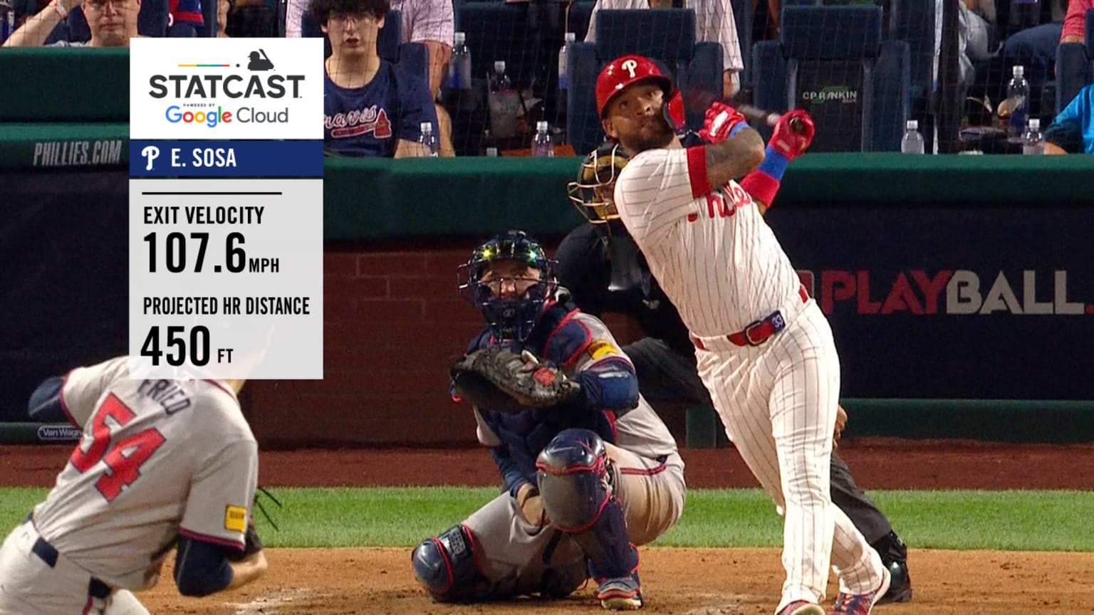 Edmundo Sosa hammers a 450-foot home run | 08/31/2024 | Philadelphia ...