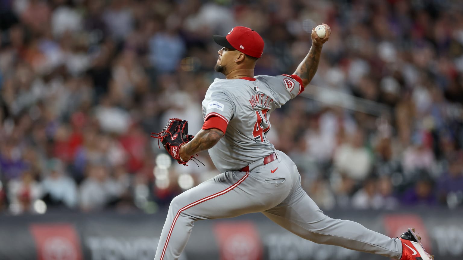 Frankie Montas completes six no-hit innings | 06/04/2024 | Cincinnati Reds