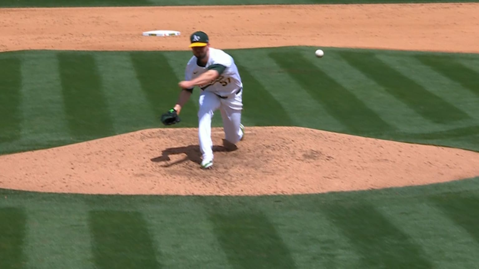 Mason Miller strikes out the side to win the game | 04/14/2024 | Athletics