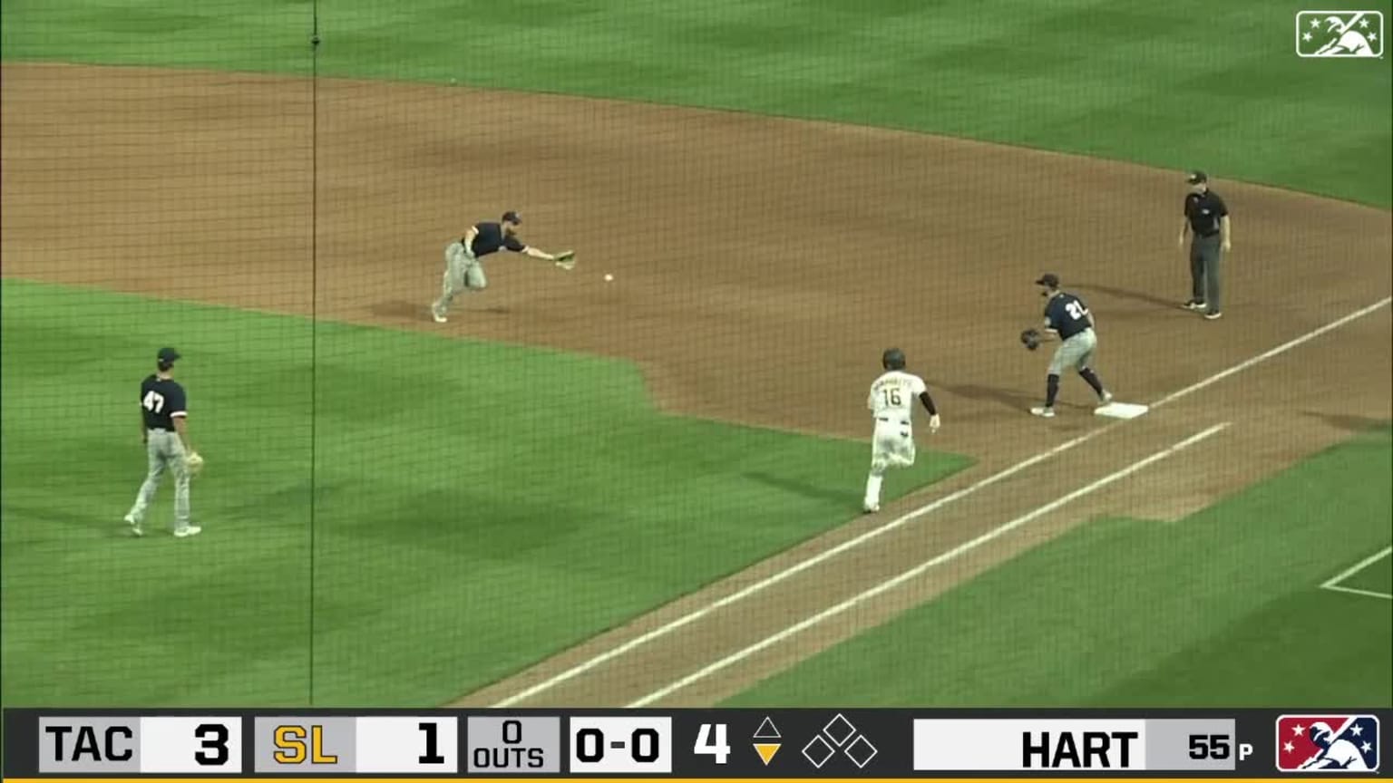Riley Unroe makes the flip play to get the out | 09/10/2023 | MLB.com