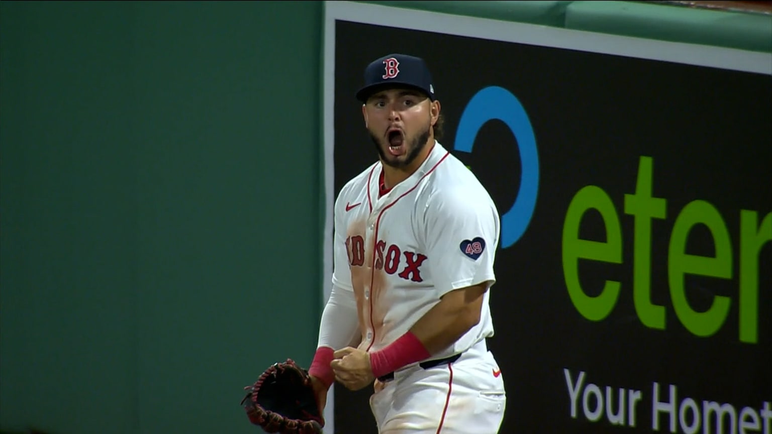 Wilyer Abreu makes a stellar running grab | 04/16/2024 | Boston Red Sox