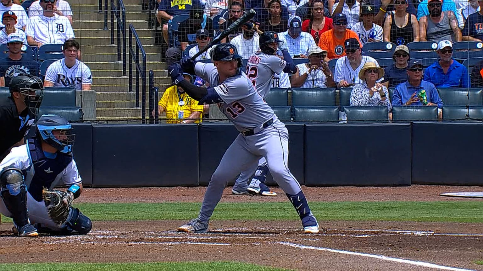 Dillon Dingler empuja con sencillo en el 1ro | 22/06/2025 | Los Tigers ...