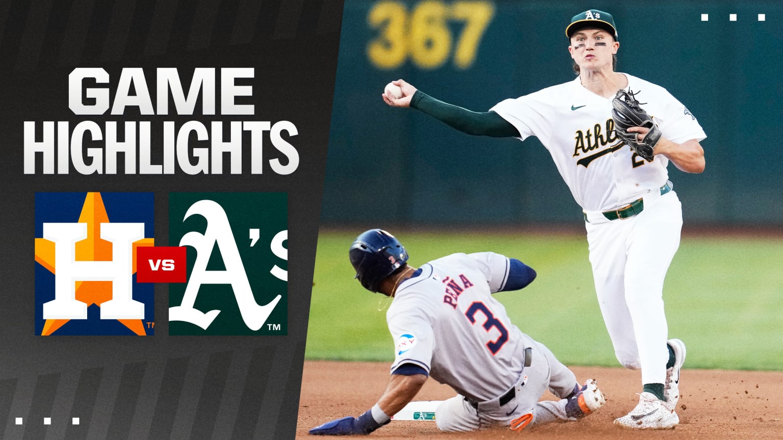 Astros vs. A's Highlights | 07/22/2024 | Athletics