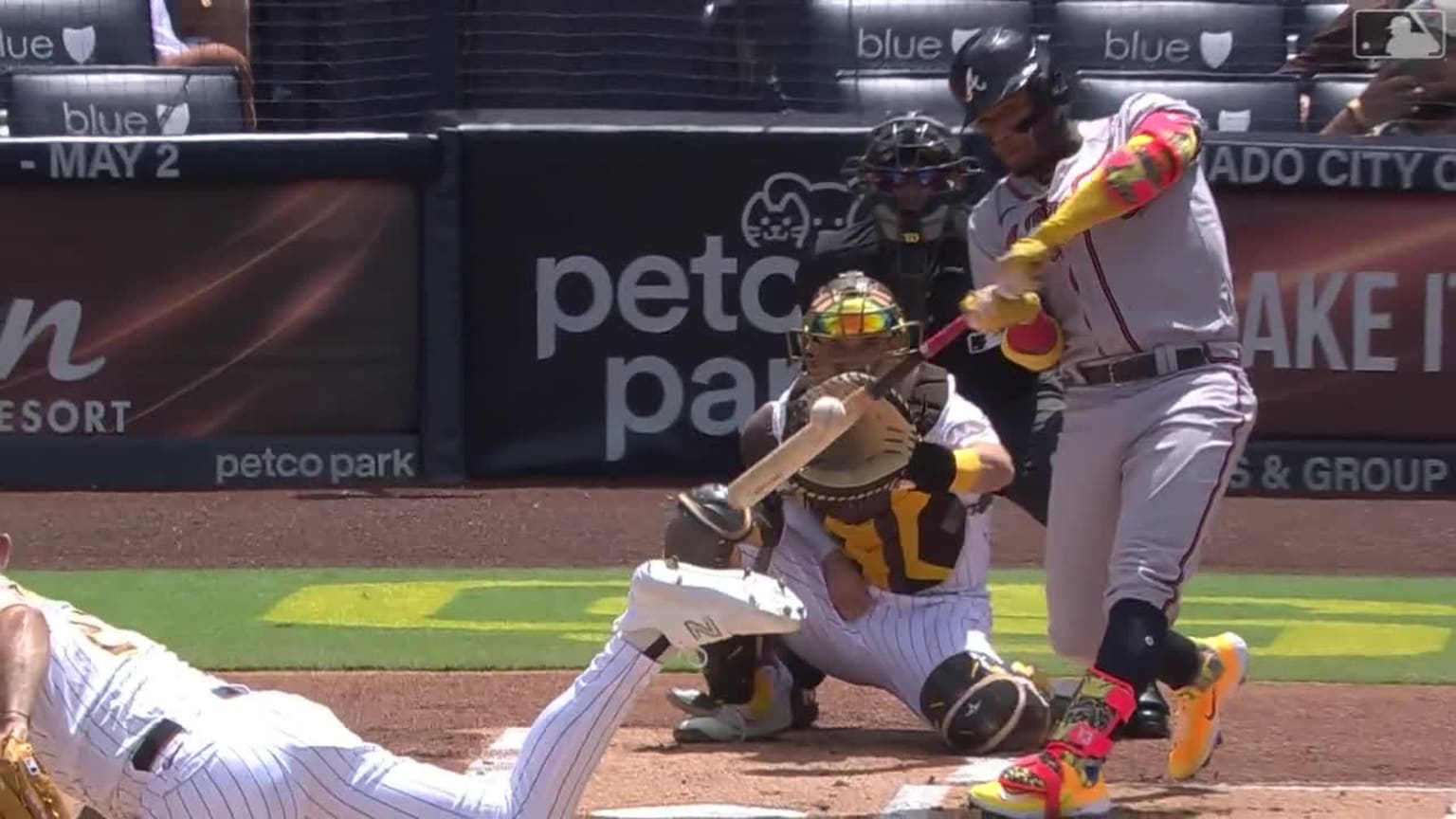 Ronald Acuña Jr. laces leadoff single | 04/19/2023 | Atlanta Braves