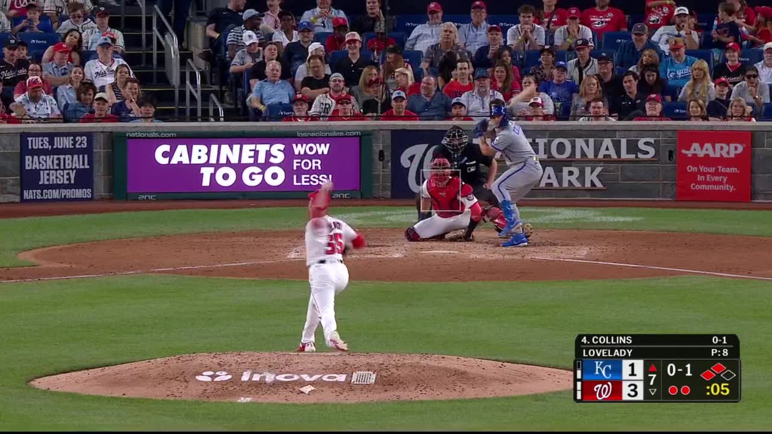 Isaac Collins' game-tying two-run single | 06/16/2026 | Kansas City Royals