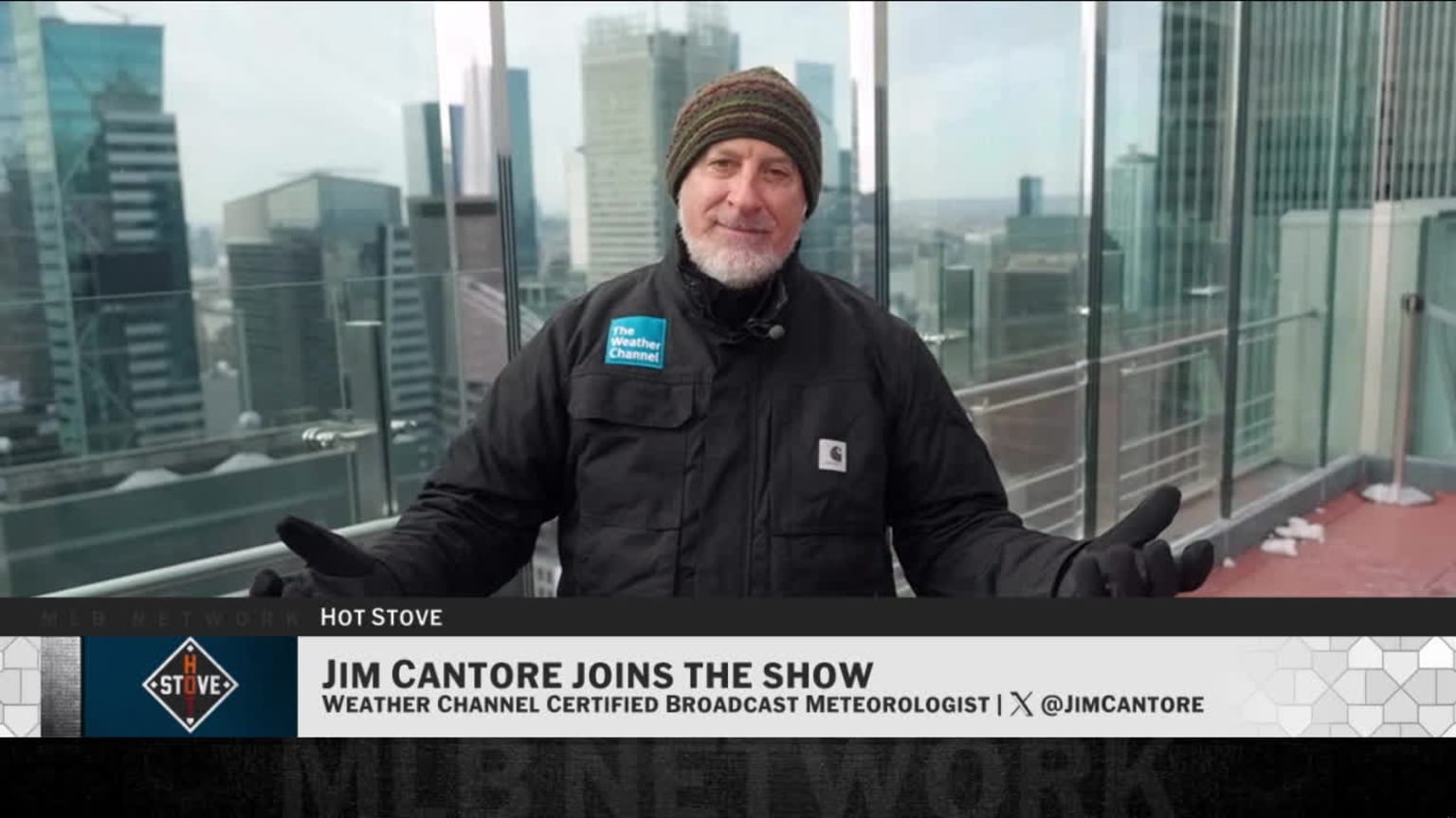 Meteorologist Jim Cantore on incoming storm, more | 01/23/2026 | MLB.com